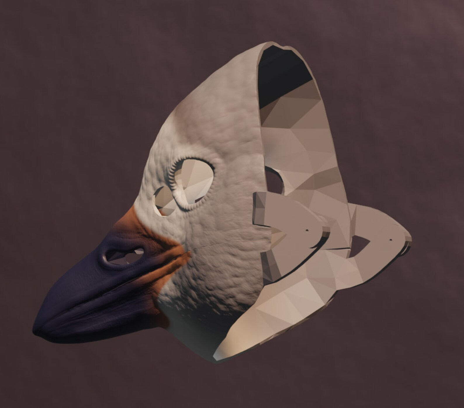 Plover Mask .STL Files for 3D Printing - Etsy
