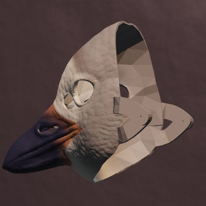 Plover Mask .STL Files for 3D Printing - Etsy