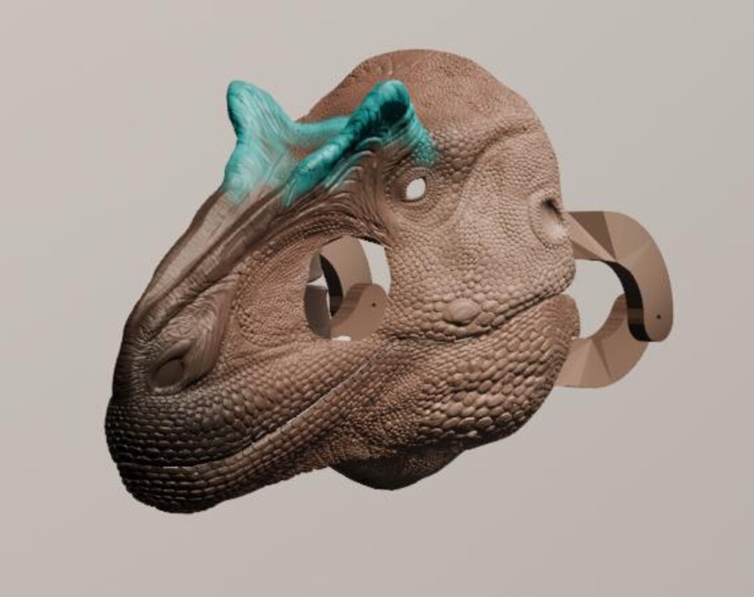 Allosaurus Jimmadseni Mask .STL Files for 3D Printing - Etsy