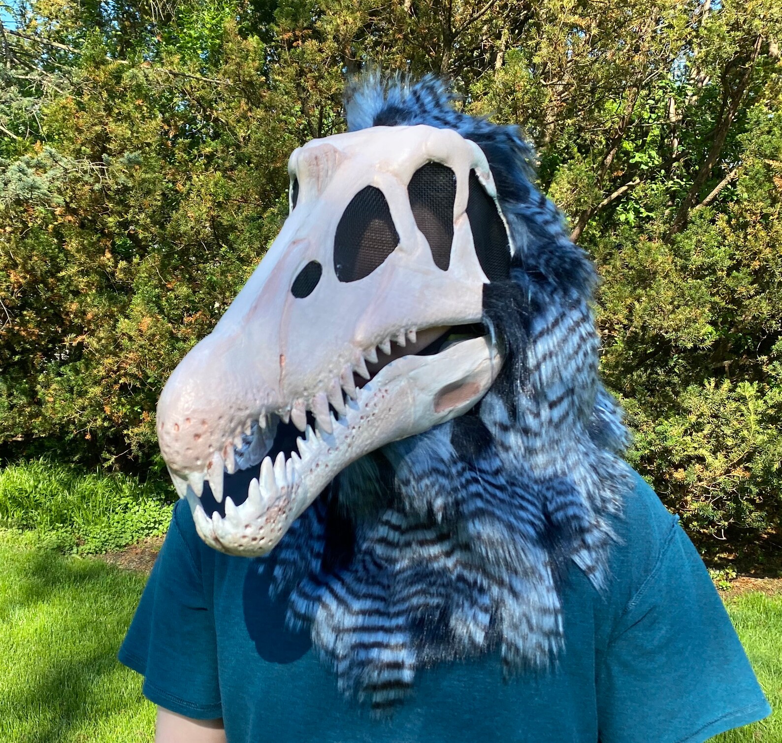 Spinosaurus Skull Mask Fursuit Head - Etsy