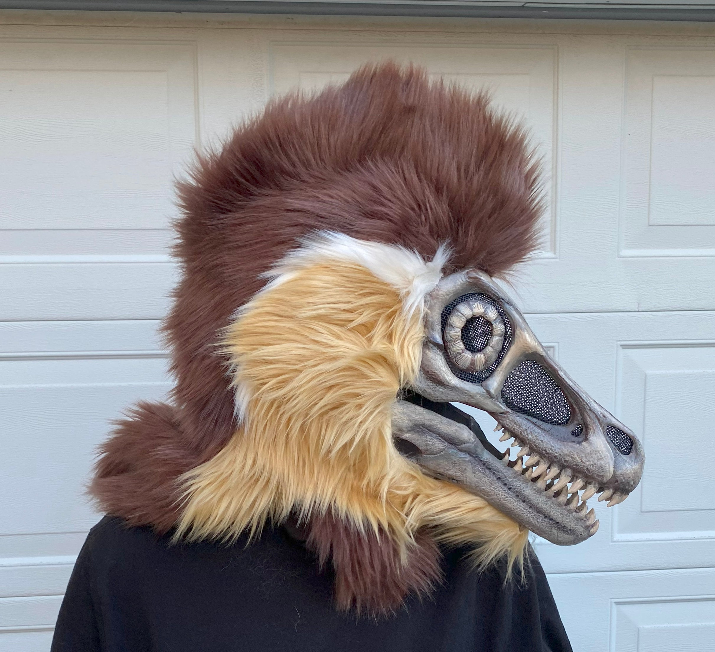 Velociraptor Skull Mask Fursuit Head - Etsy