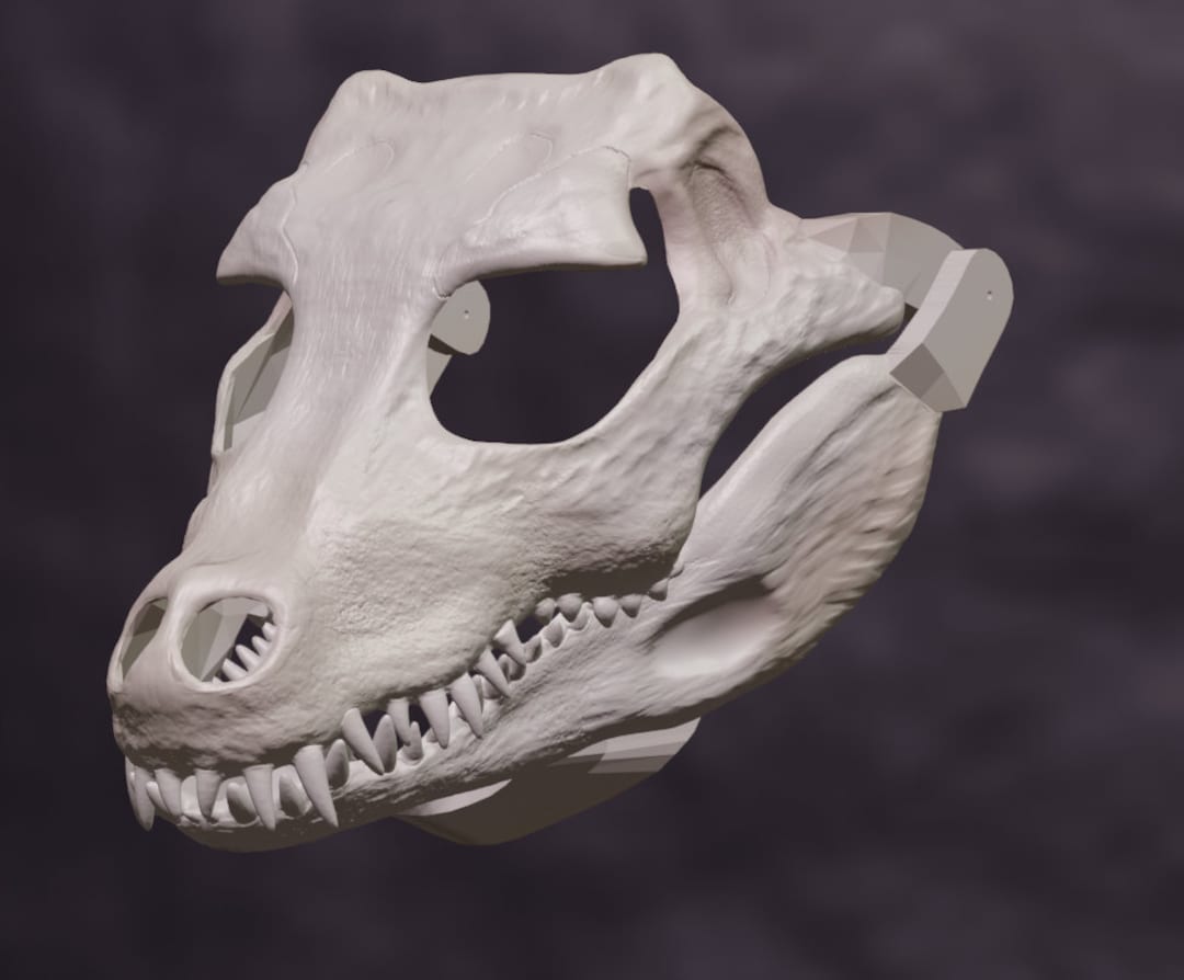 Crocodile Skull Mask .STL Files for 3D Printing - Etsy