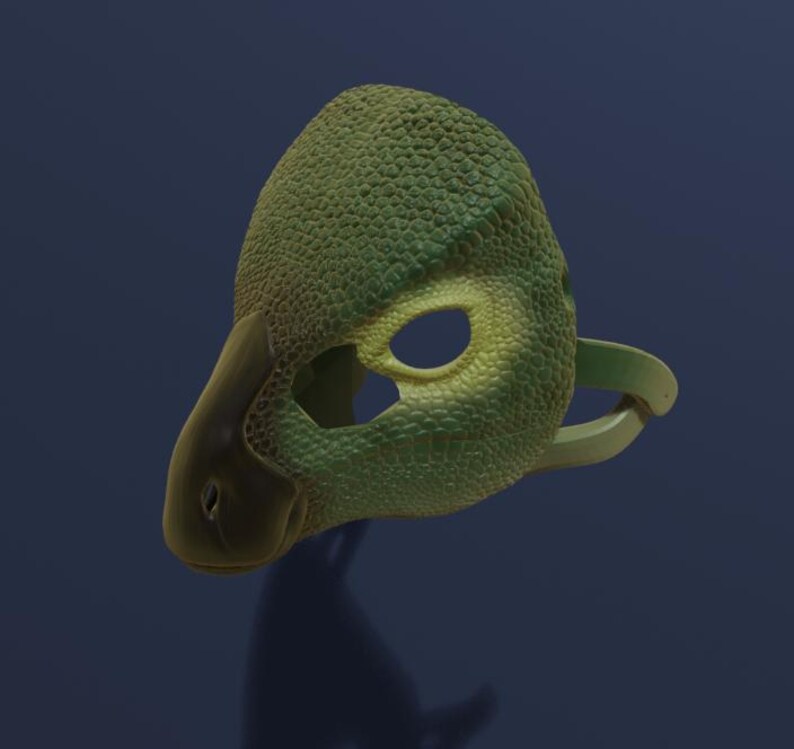 Dryosaurus Mask .STL Files for 3D Printing - Etsy Canada