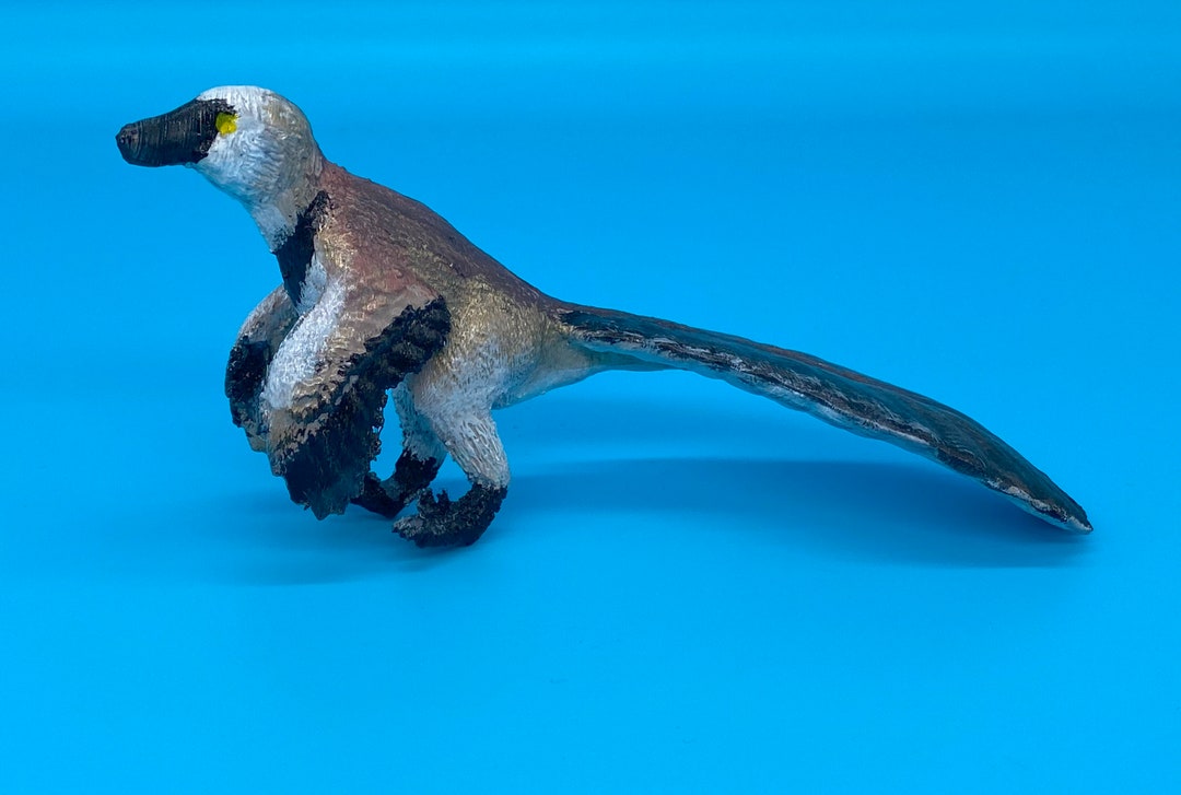 Physical 3D Printed Velociraptor Figurine - Etsy