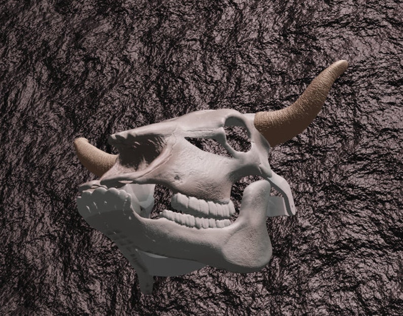 Bison Skull Mask .STL Files for 3D Printing - Etsy