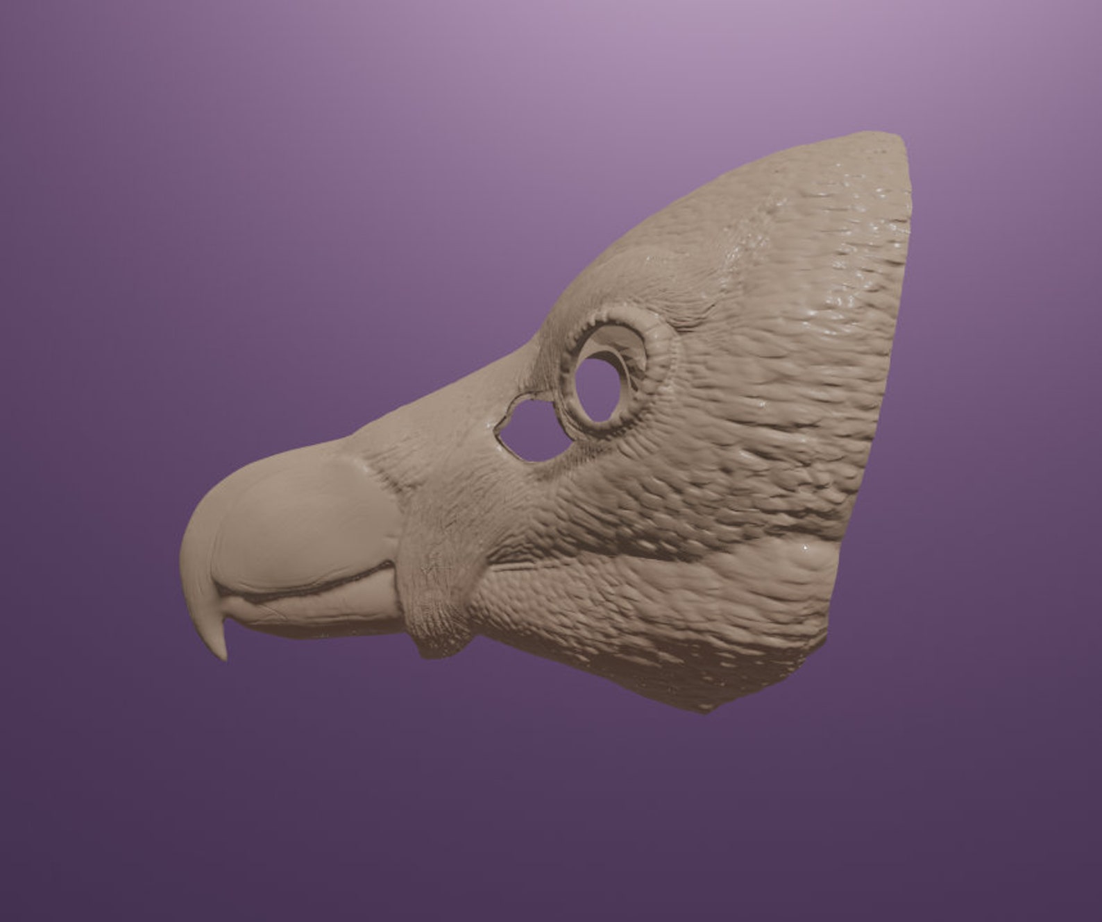 Bearded Vulture Mask .STL Files for 3D Printing - Etsy