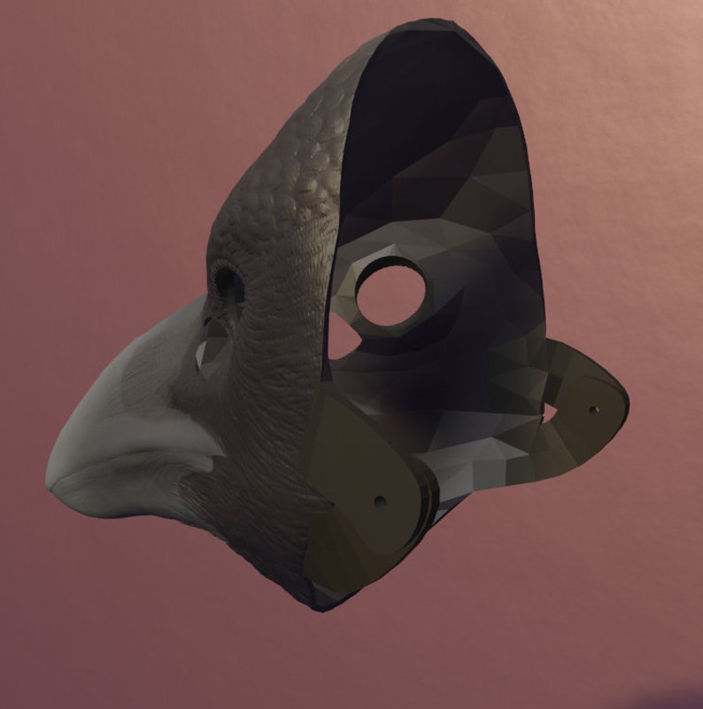 Raven Mask V2 .STL Files - Etsy