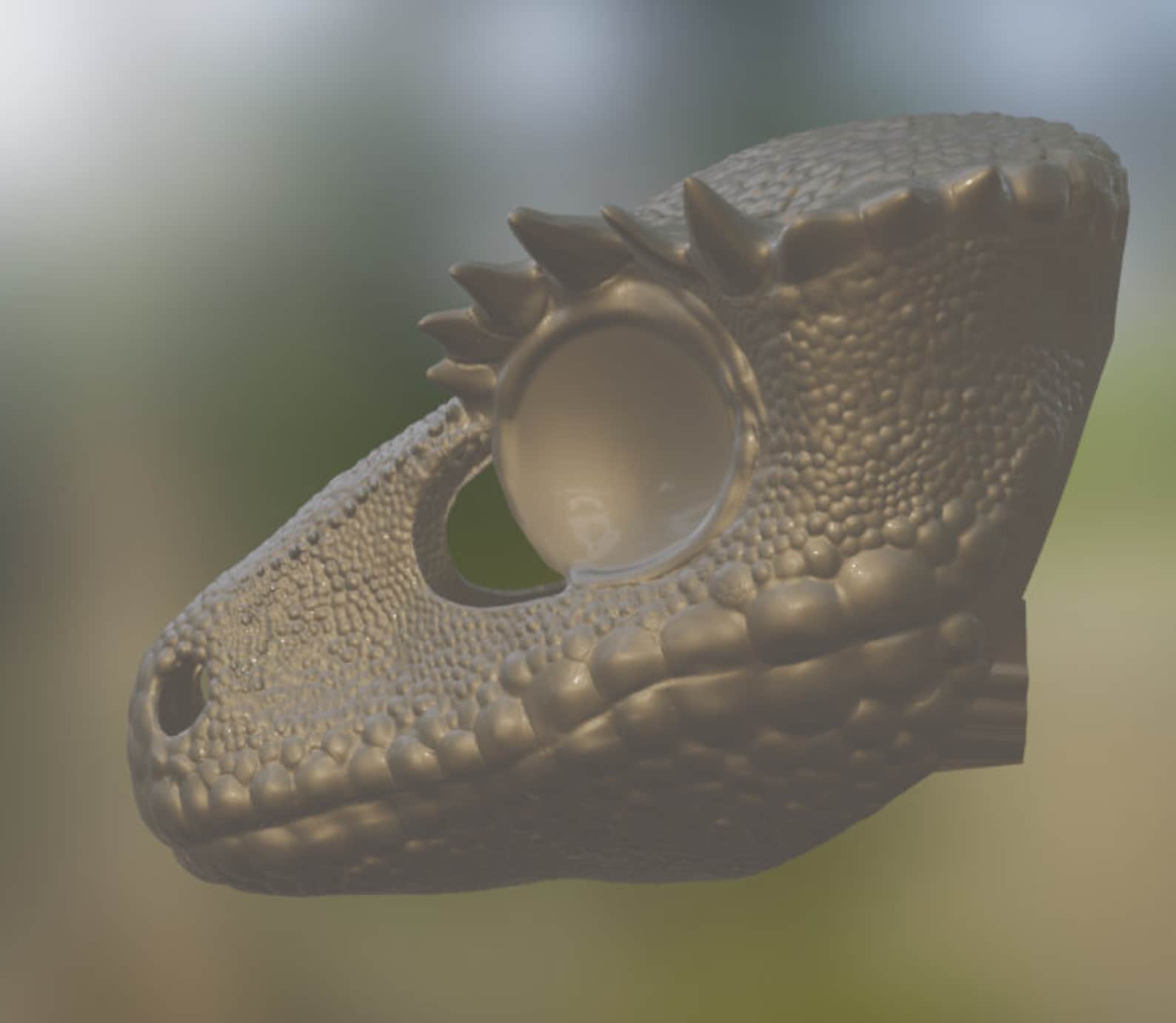 Crested Gecko Mask .STL Files for 3D Printing - Etsy