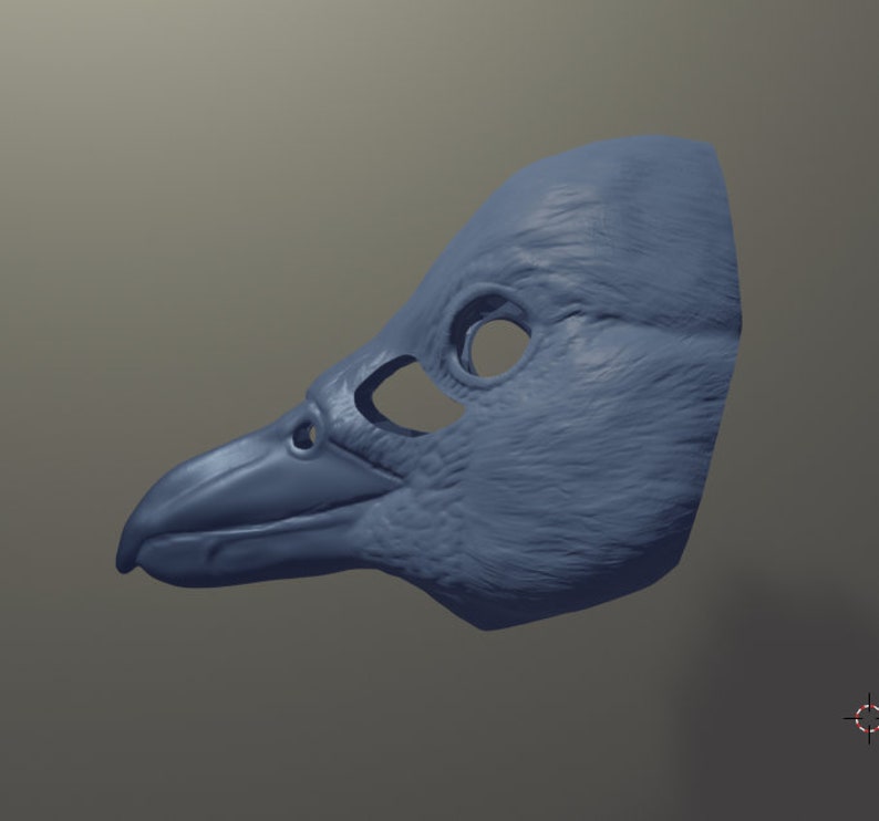 Crowned Pigeon Mask .STL Files for 3D Printing - Etsy