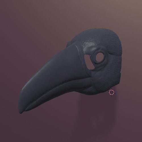 Crow Mask V2 .STL Files for 3D Printing - Etsy Canada