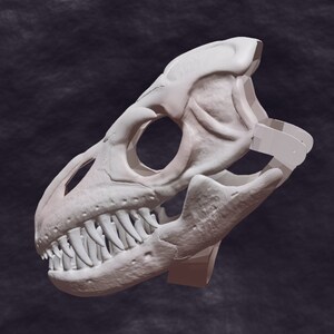 Crocodile Monitor Skull Mask .STL Files for 3D Printing - Etsy