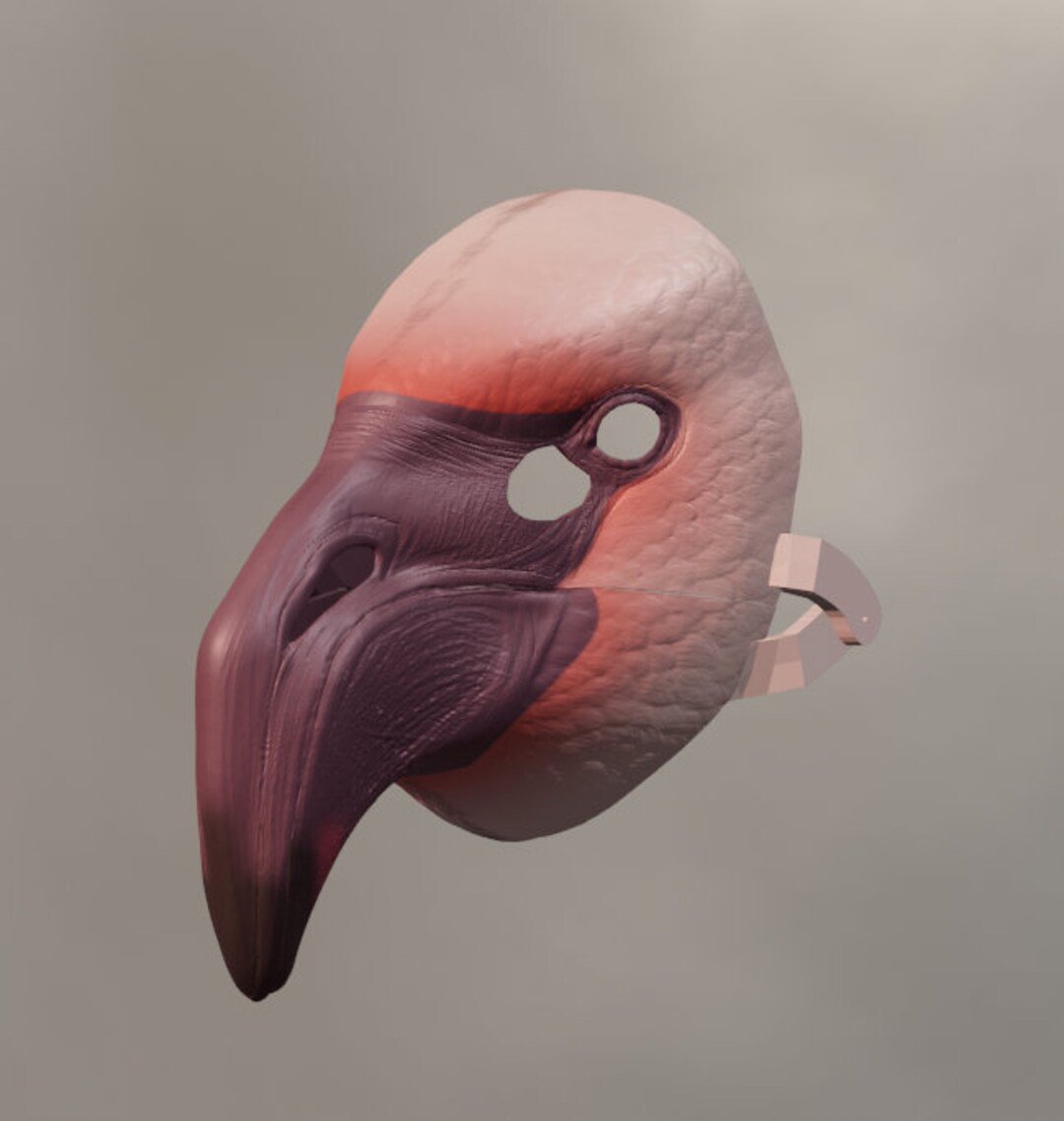 Flamingo Mask V2 .STL Files for 3D Printing - Etsy