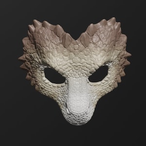 Lizard Larp Mask .STL Files for 3D Printing - Etsy UK