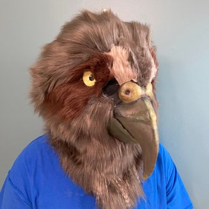 Realistic Kea Parrot Fursuit Head - Etsy