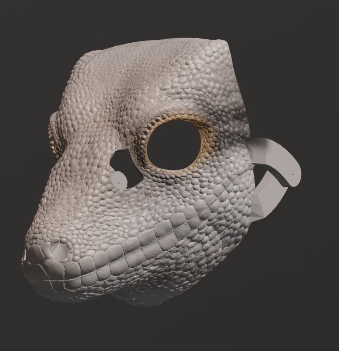 Gargoyle Gecko Mask .STL Files for 3D Printing - Etsy