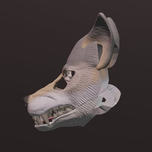 Snarling Coyote Mask .STL Files for 3D Printing - Etsy Australia
