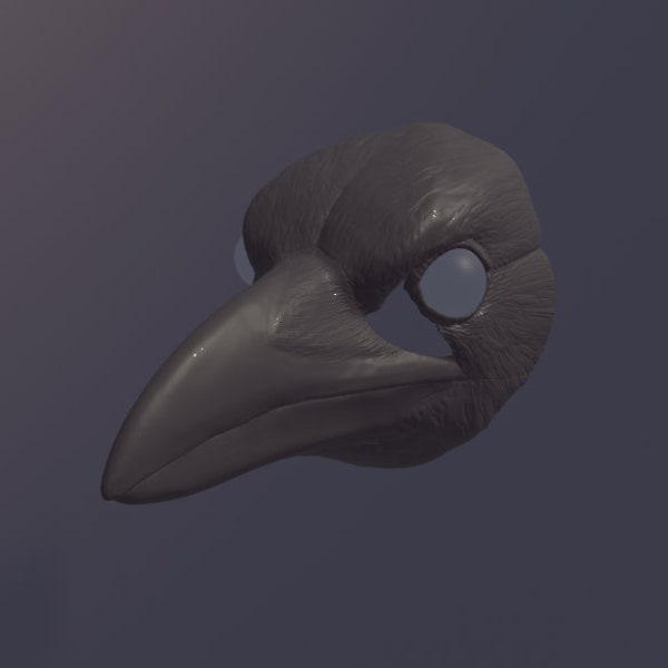Crow Mask - Etsy