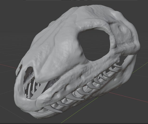 Ball Python Skull Mask .STL files | Etsy