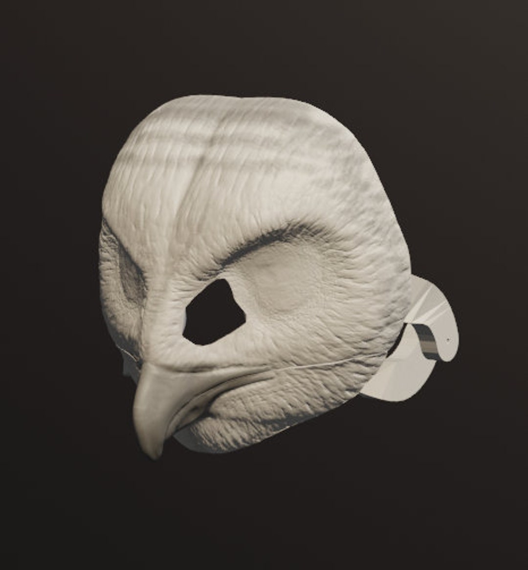 Snowy Owl Mask .STL Files for 3D Printing - Etsy