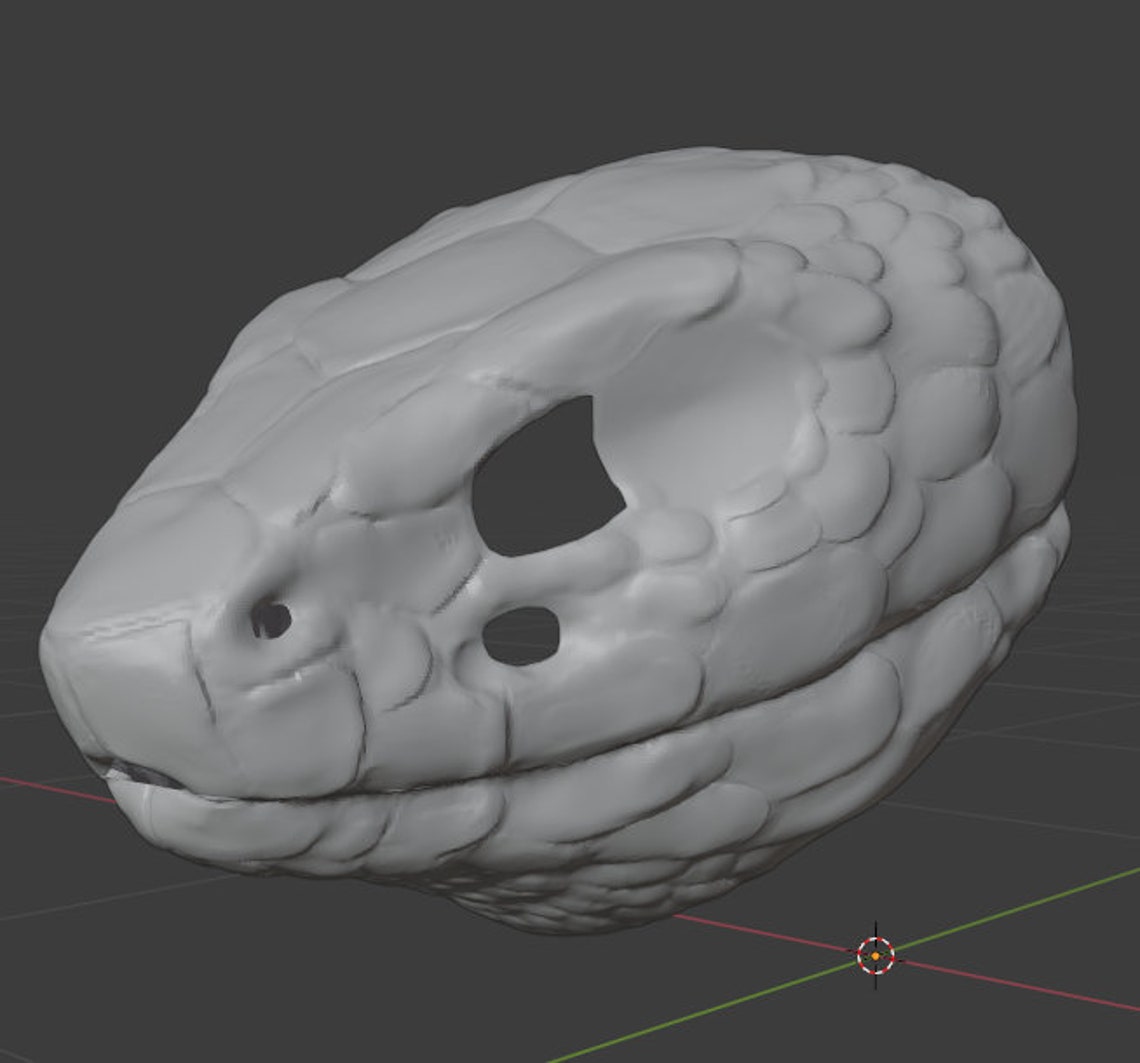 Lancehead Snake Mask .STL files for 3D printing | Etsy