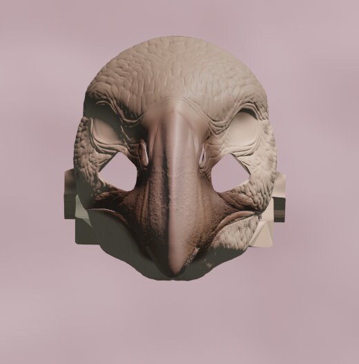 Brontornis Mask .STL Files for 3D Printing - Etsy