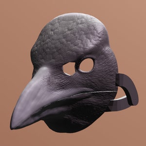 Black Billed Magpie Mask .STL Files for 3D Printing - Etsy Australia