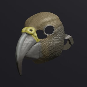 Kea Parrot Mask V3 .STL Files for 3D Printing - Etsy