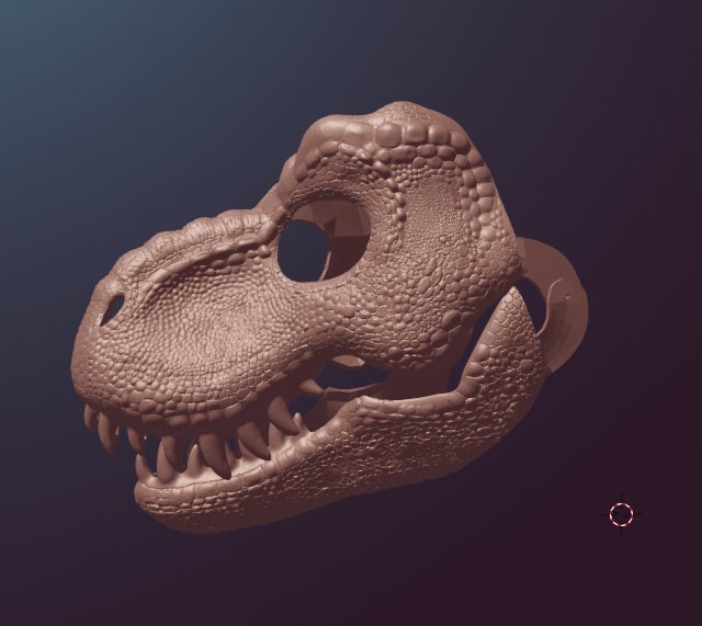 T-rex Dinomask .STL Files for 3D Printing - Etsy
