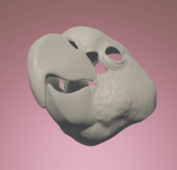 Cockatoo V2 Mask .STL Files for 3D Printing - Etsy
