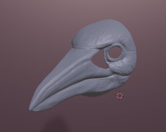 Small Parrot Masquerade Mask STL Files for 3D Printing - Etsy
