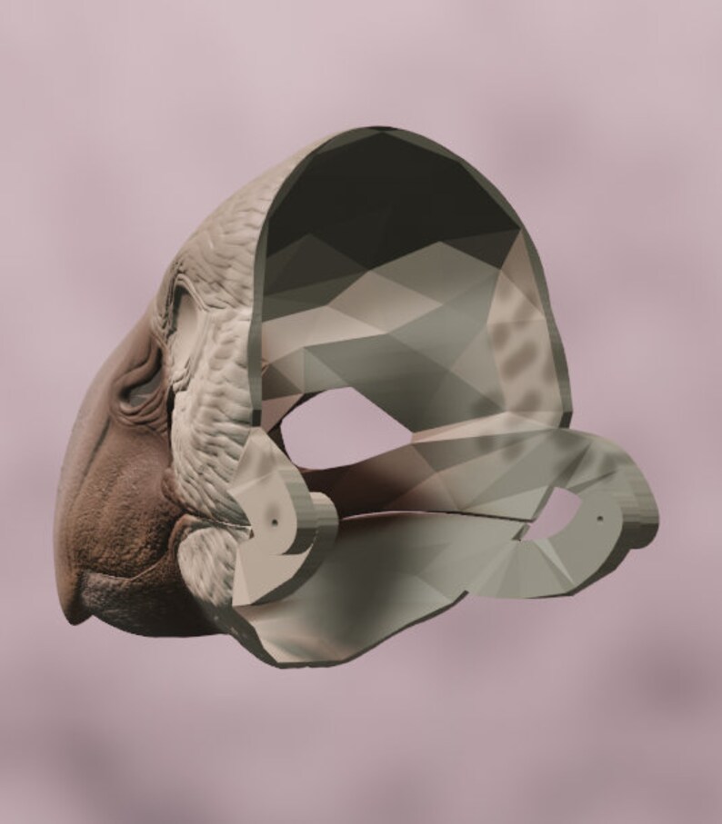 Brontornis Mask .STL Files for 3D Printing - Etsy