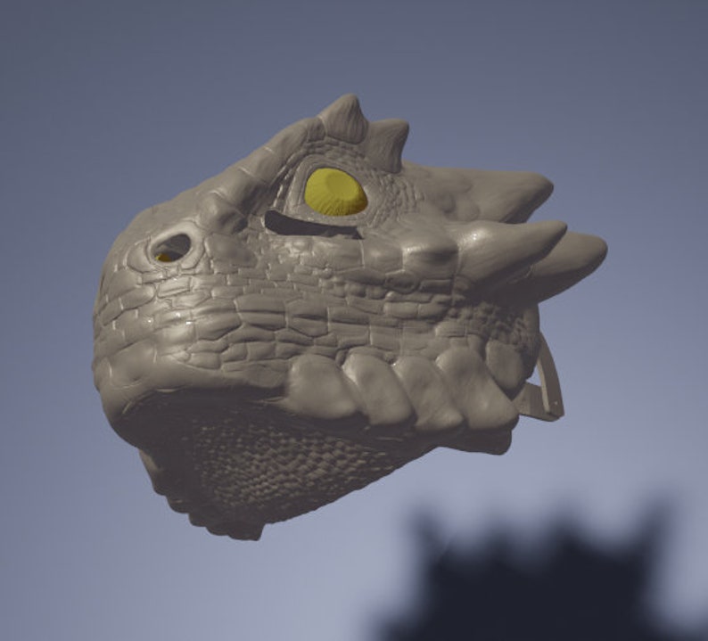 Horned Lizard Mask V2 .STL Files for 3D Printing - Etsy