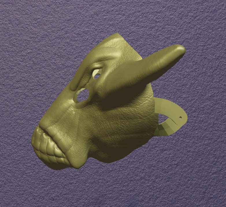 Alien Horse Mask .STL Files for 3D Printing - Etsy Australia