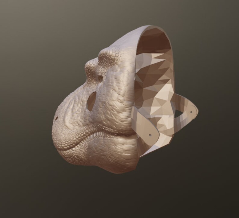 Nanuqsaurus Mask .STL Files for 3D Printing - Etsy