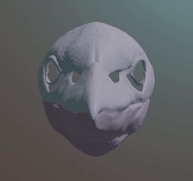 Kingfisher Mask V2 .STL Files for 3D Printing | Etsy