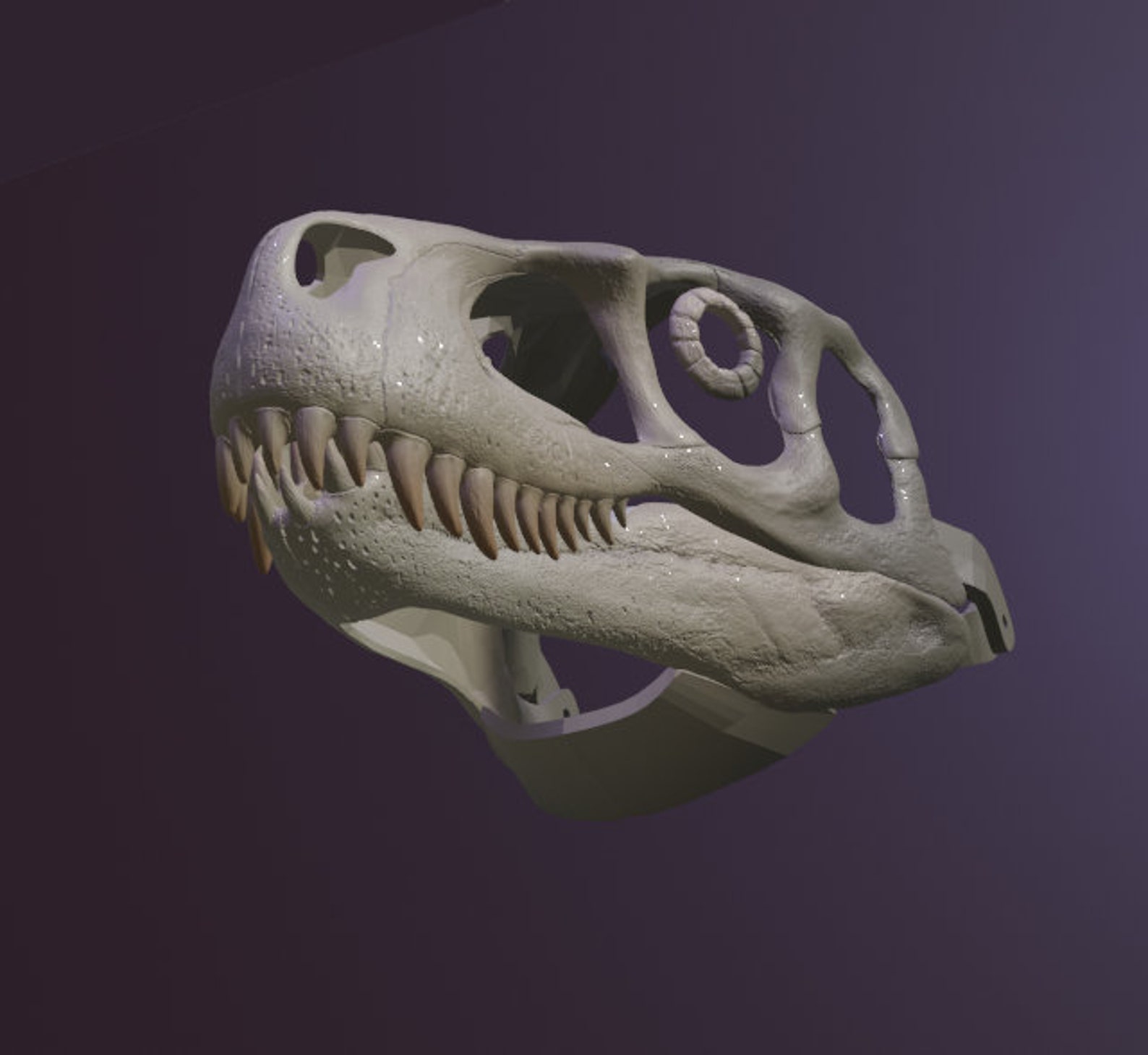 Utahraptor Skull Mask .STL Files for 3D Printing - Etsy