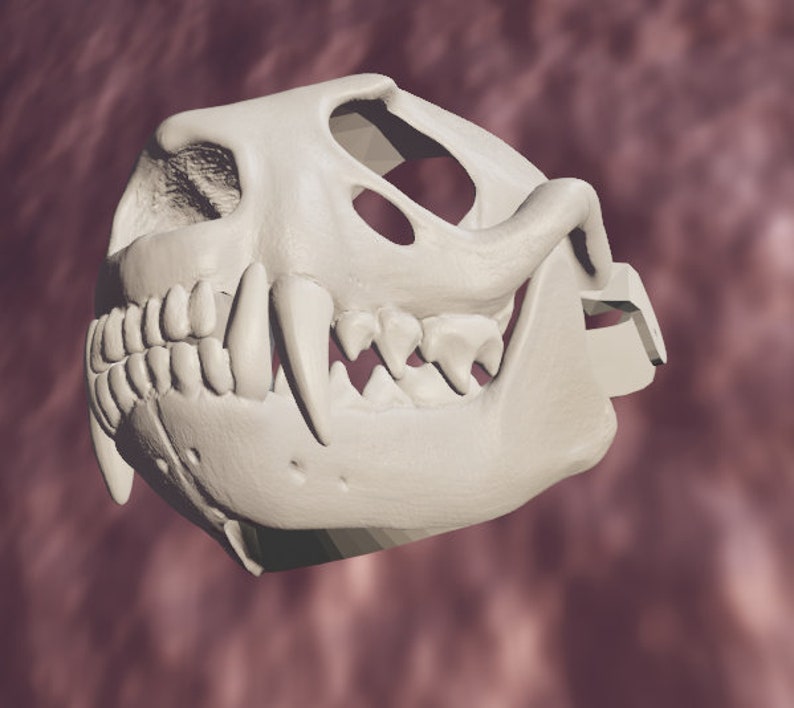 Mink Skull Mask .STL Files for 3D Printing - Etsy