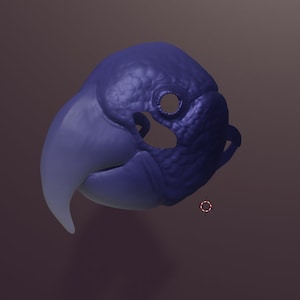 Hyacinth Macaw Mask V2 .STL Files for 3D Printing - Etsy
