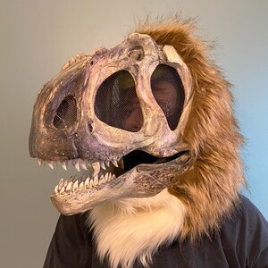 Large Dinossaur Skull Mask Fursuit Head - Etsy