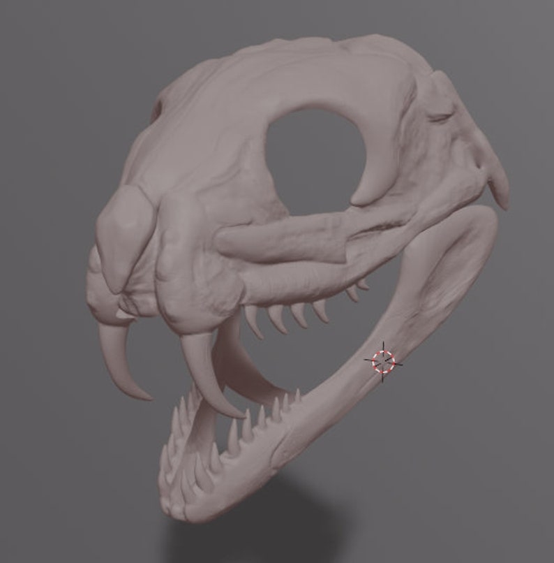 Venomous Snake Skull Mask .STL Files for 3D Printing - Etsy