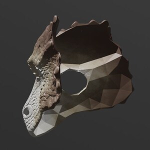 Lizard Larp Mask .STL Files for 3D Printing - Etsy UK