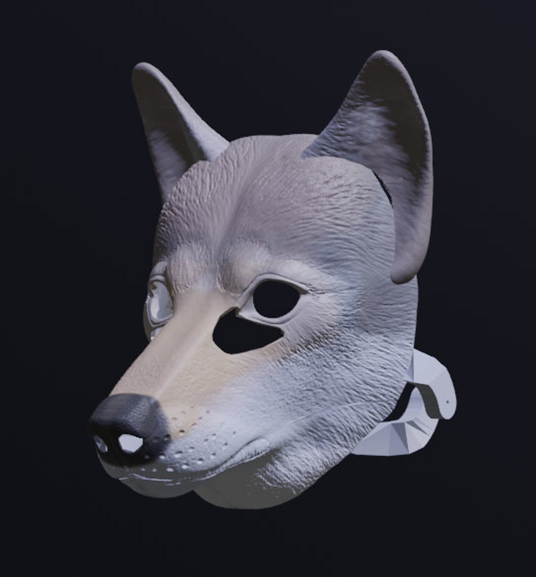 Coyote Mask .STL Files for 3D Printing - Etsy