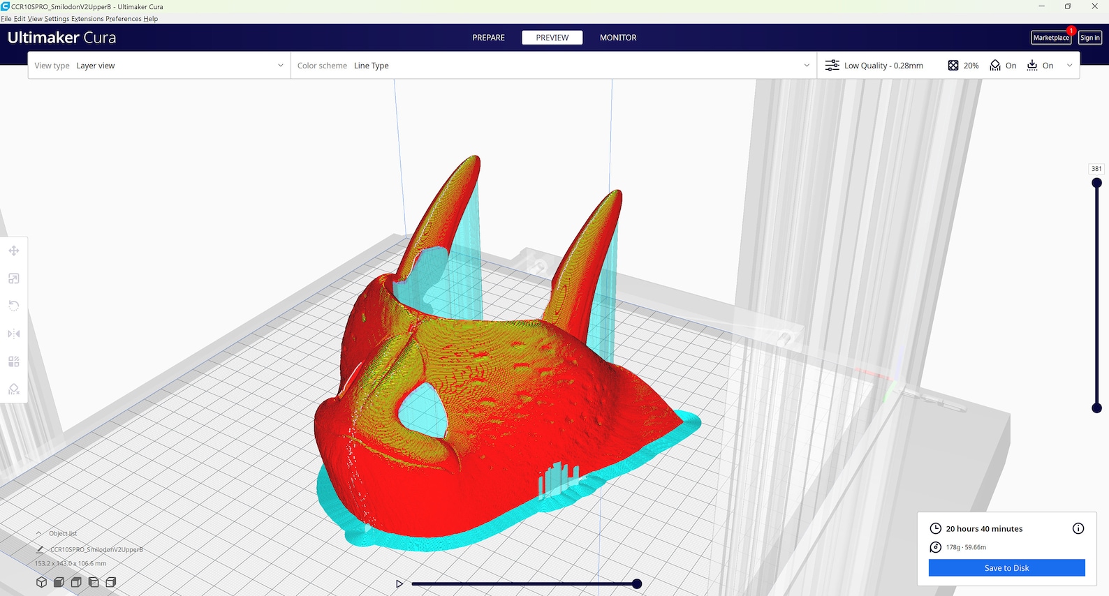 Smilodon Mask V2 .STL Files for 3D Printing - Etsy UK