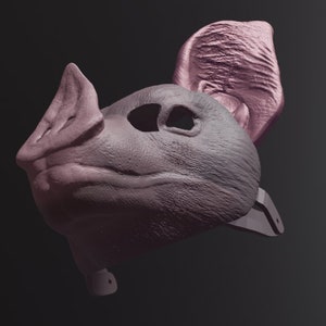 Leaf Nosed Bat Mask .STL Files for 3D Printing - Etsy