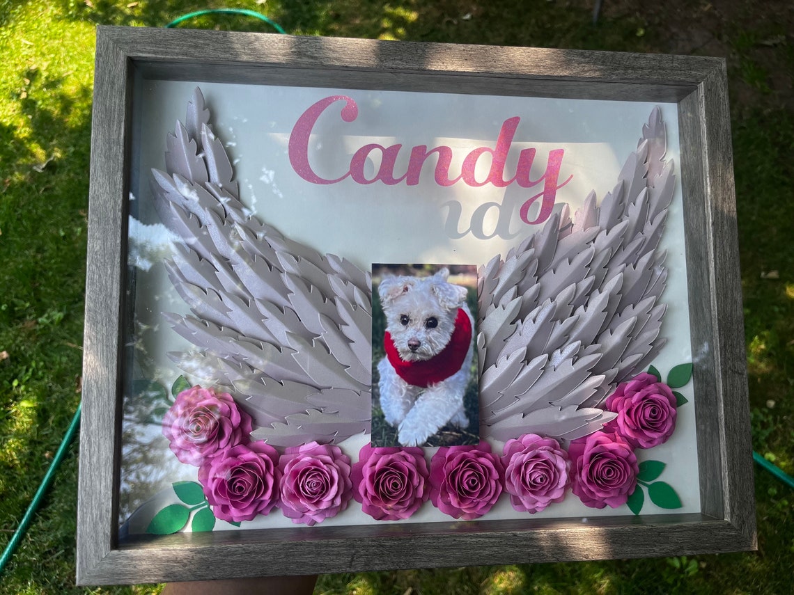Memorial Wings Shadow Box - Etsy
