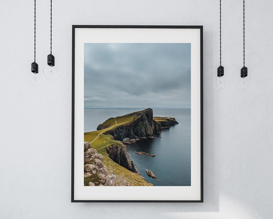 Neist Point Lighthouse, Isle of Skye Print Scotland Landscape Photo ...