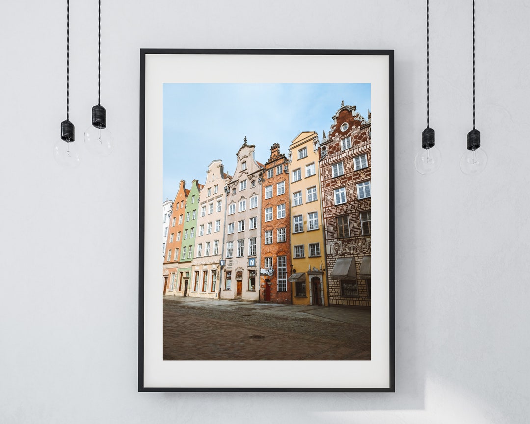 Gdansk Old Town Print | Dluga Street Photo, Poland Travel, Unframed ...