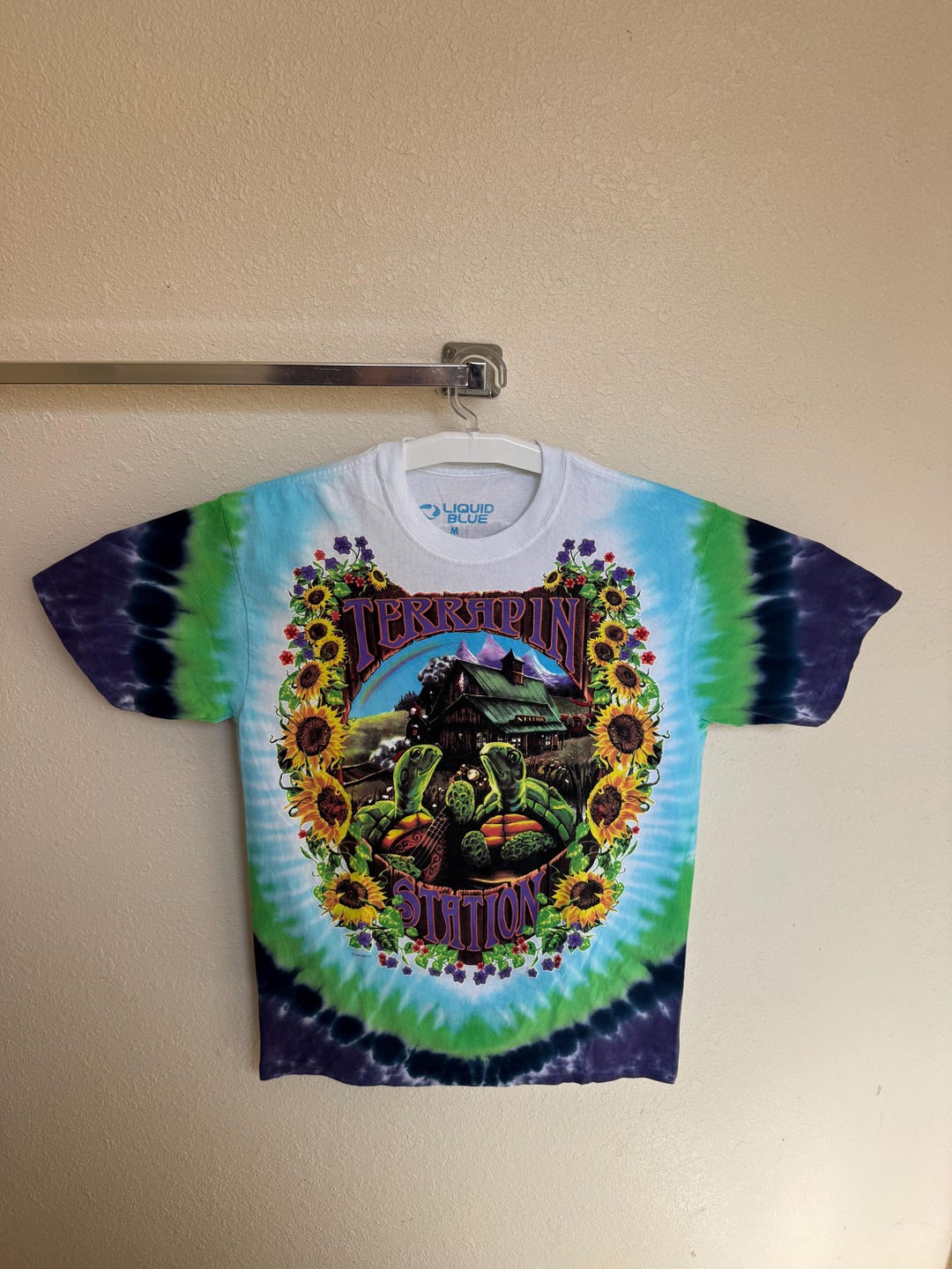 Grateful Dead Terrapin Station Tie Dye T Shirt,skull Roses Shirt ...