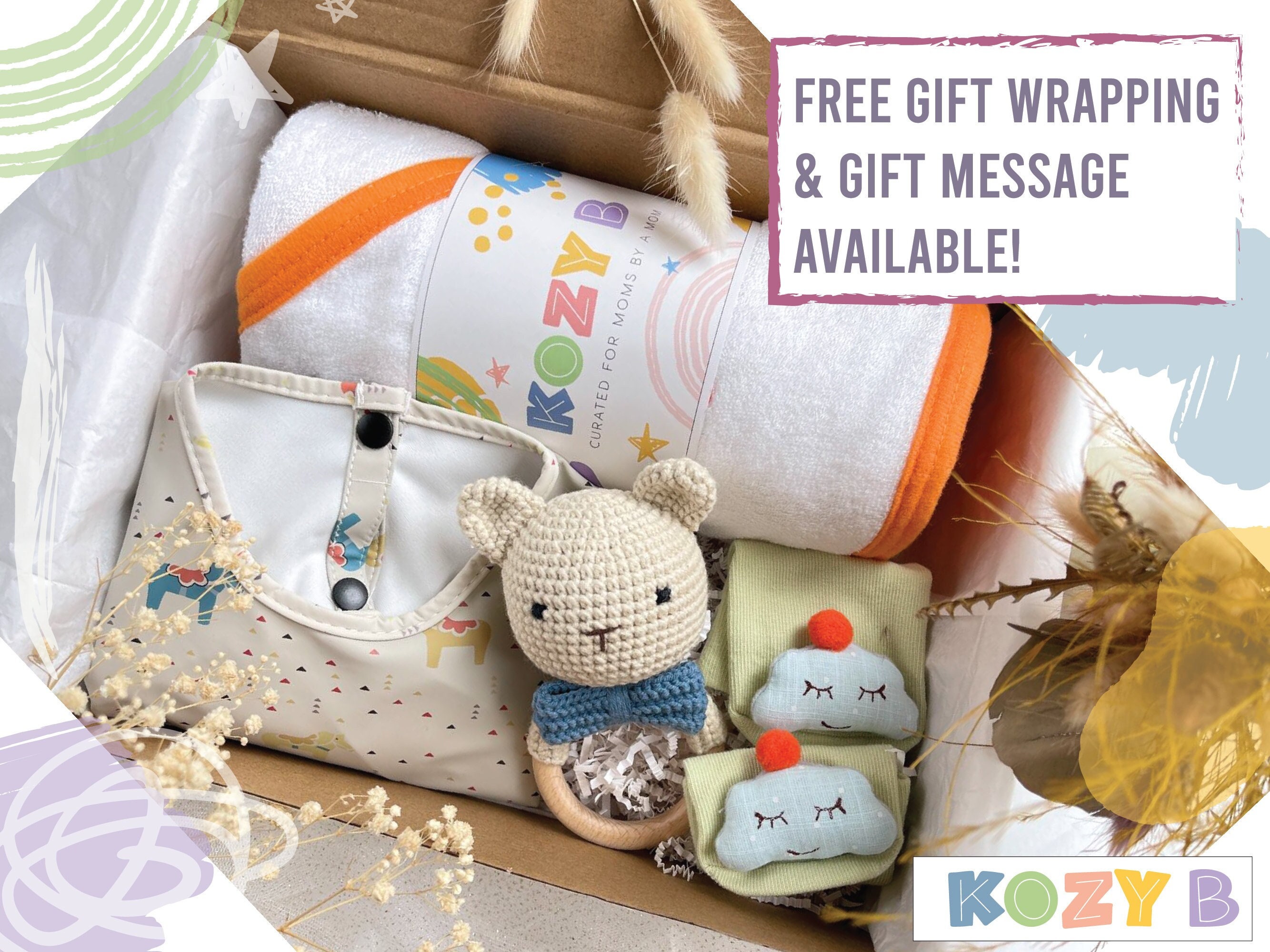 New Baby Gift Set Box Welcome Baby Gift Set Baby Shower - Etsy