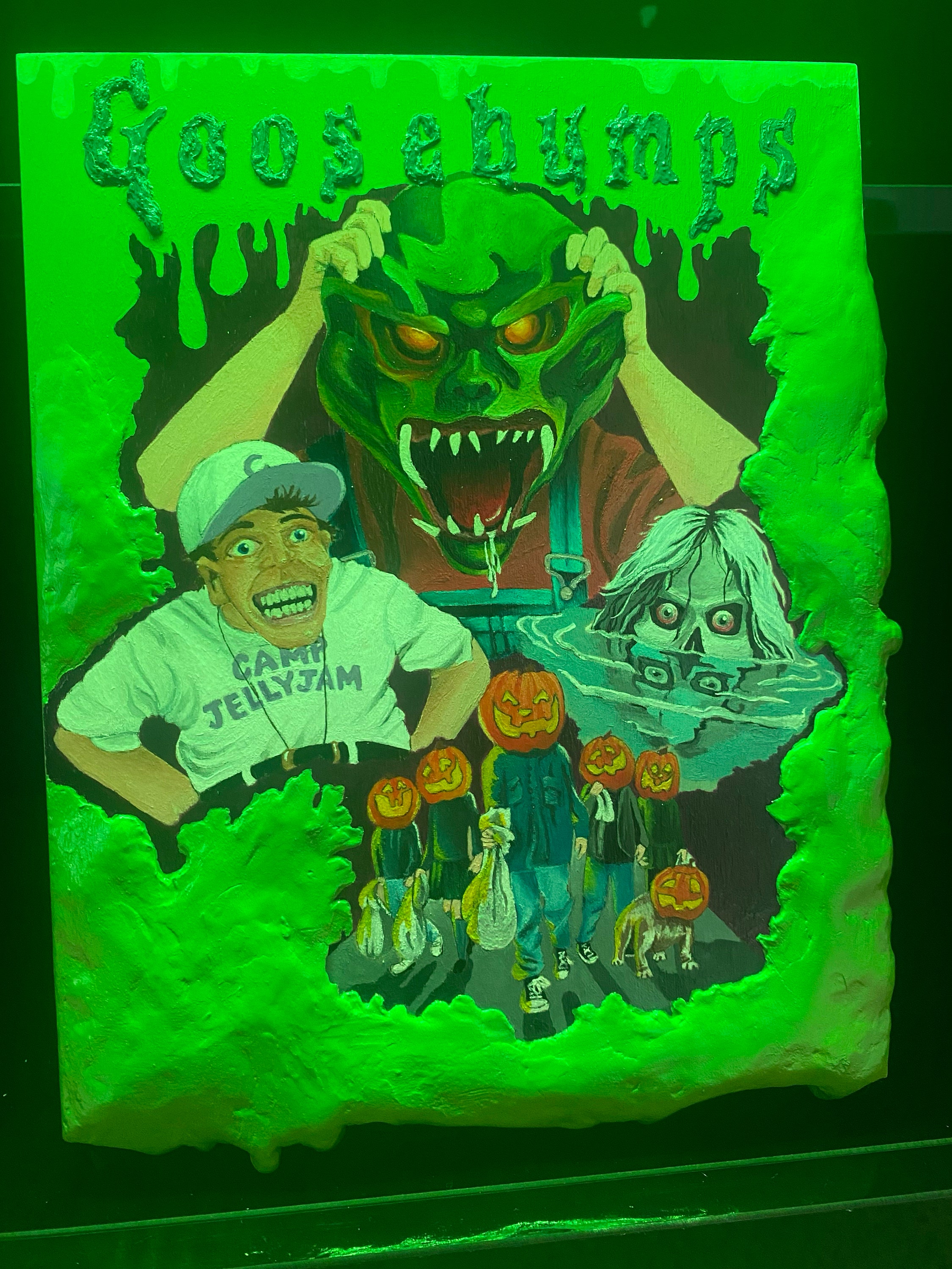 Goosebumps Inspired Painted Box - Etsy